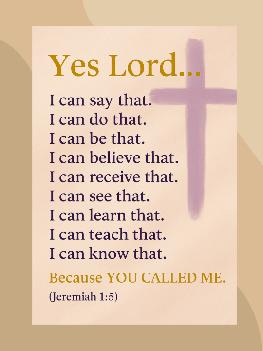 “Yes Lord — Because You Called Me” | VOLUMEGUIDE 2
